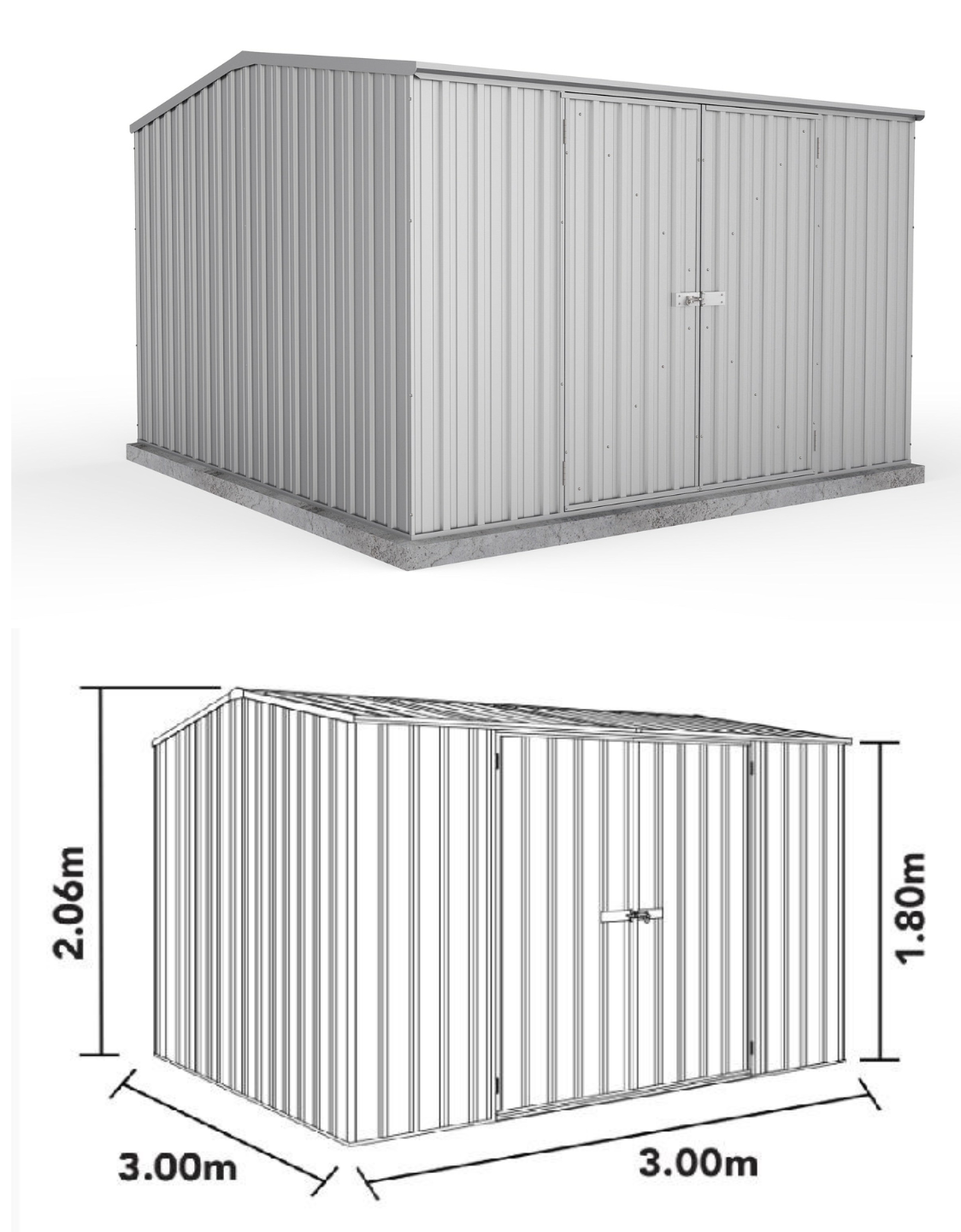 3x3 Garden Sheds | Shed City